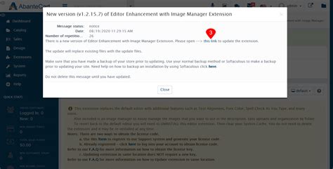 Extension Updater Why2 Extensions Manual