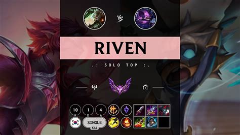 Riven Top Vs Kennen Kr Master Patch 1410 Youtube