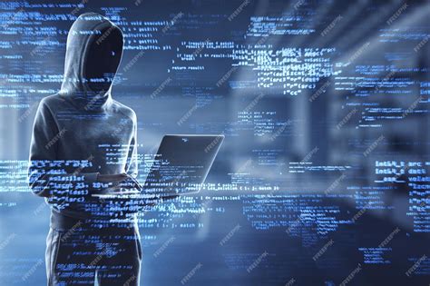 Premium Photo Hacker Using Laptop With Creative Coding Html Language