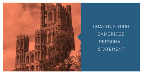 Crafting A Successful Cambridge Personal Statement Your Key To