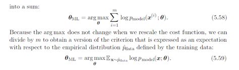 machine learning how is maximum likelihood estimation written in