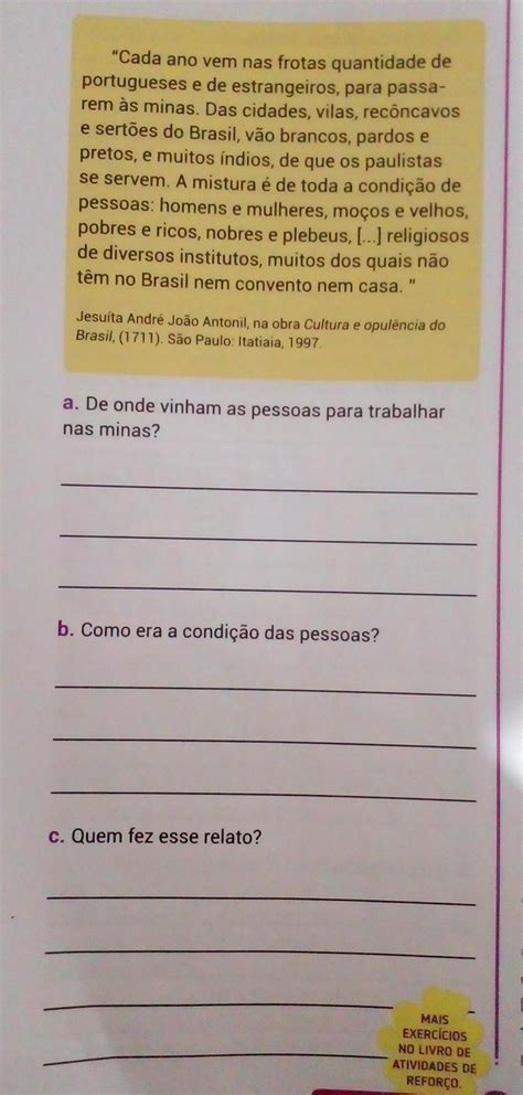 9 Leia o texto e responda às questões a seguir brainly br