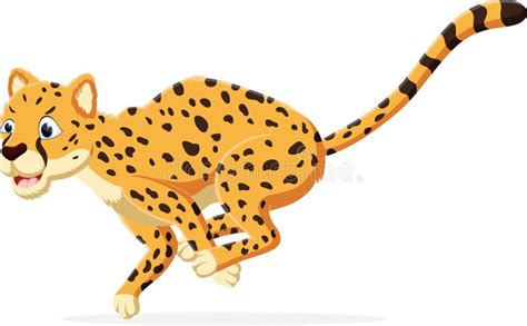 Running Cheetah Cartoon