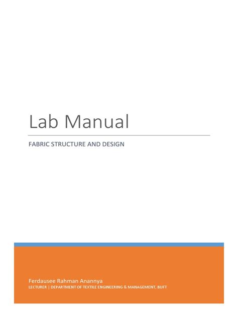 Fsd Lab Manual Pdf Knitting Weaving