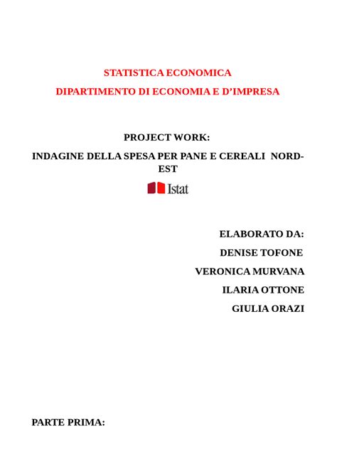 Statistica Economica Docsity