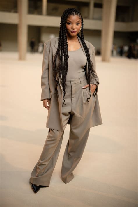 Halle Bailey Waxes Lyrical About Her Suit At Ami Paris