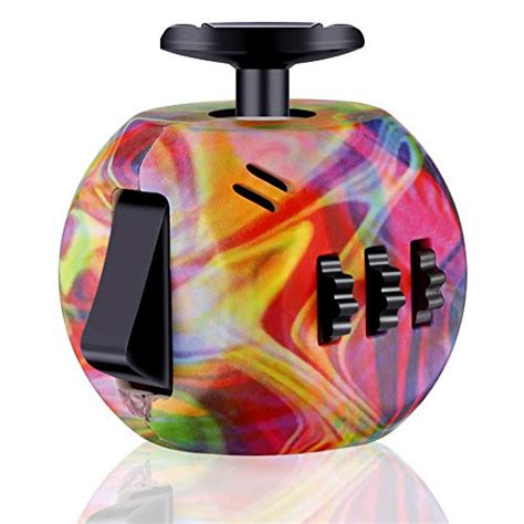 Fidget Dice 6 Sides Fidget Toys Cube Relieves Stress And Anxiety Cube