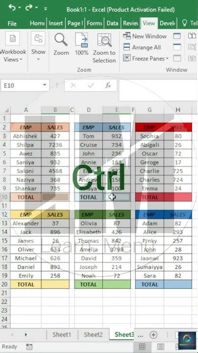 Excel Tips And Tricks In Excel Shorts Ms Excel Amazing Trick🤔🤔 Microsoft Computer