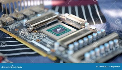 Cpu Microchip Processor With Thermal Paste Closeup Stock Image Image