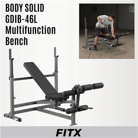 Body Solid Gdib 46l Multifunction Bench Fitx Az