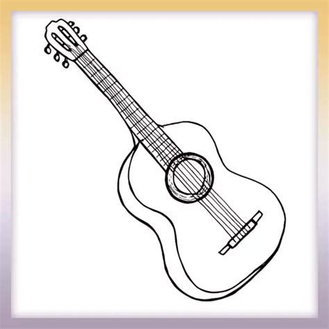 Kolorowanka Gitara Akustyczna Gibson Kolorowanki Dla Dzieci 57 Off