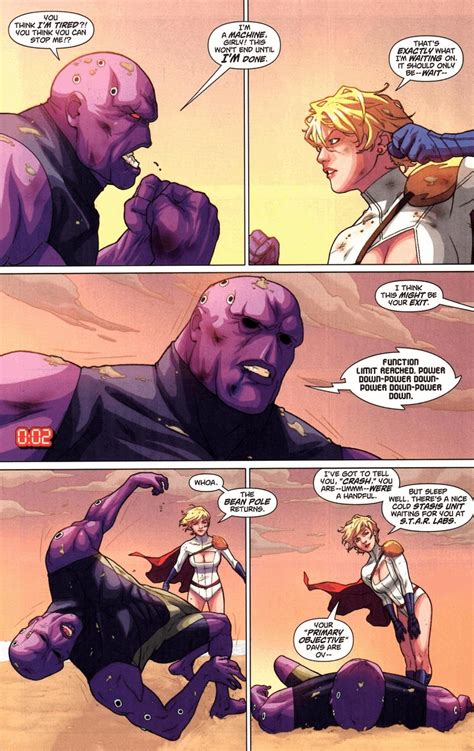 Powergirl Vs Monster Rpowergirl