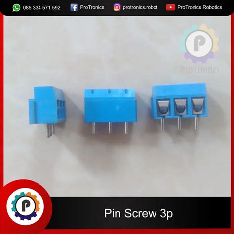Terminal Block Connector Pin Screw 3 Pin Lazada Indonesia