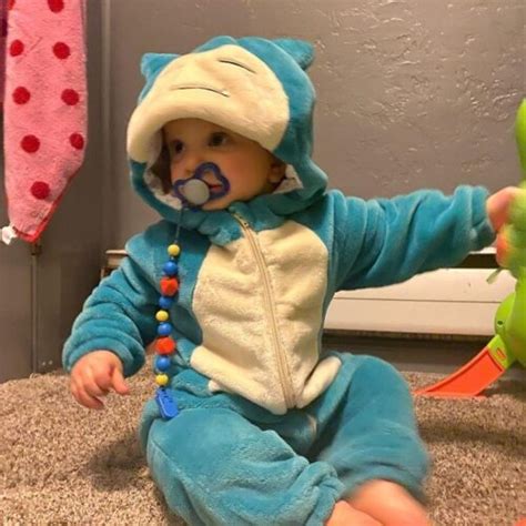 Snorlax Onesie Baby Jumpsuit Newborn Infant Cute Oneises Luckyonesie Com