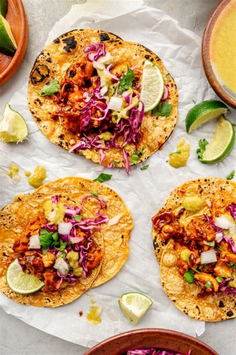 Saucy Chipotle Chicken Tacos The Defined Dish