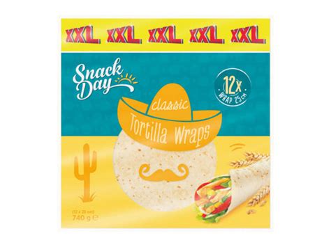 Snack Day Tortilla Wraps Xxl Lidl — Suomi Specials Archive