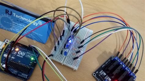 Arduino Uno로 Ssr 4채널 릴레이 모듈 5v를 사용해서 Led 제어해 보기 Youtube