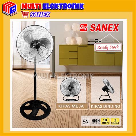 Jual Kipas Angin Sanex Sonus S 1831 S1831 Stand Fan Tornado Besi 3 In