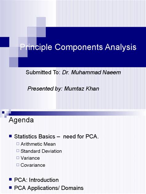 Principal Component Analysis Pdf Eigenvalues And Eigenvectors