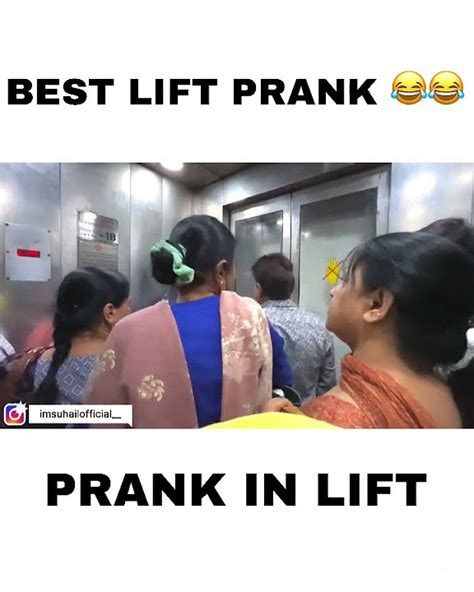 Lift Prank Best Reactions😂🤣 Shorts Viral Liftprank Rinkuuu Comedy