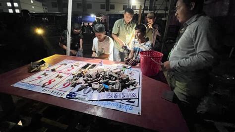 柬埔寨警方取缔非法赌博窝点，4人被捕！ Tnaot