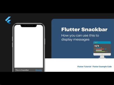 How To Create A Snackbar In Flutter Dart In Android Studio Android Chatgpt Code Development