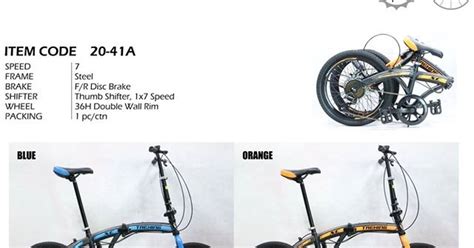 Choo Ho Leong Chl Bicycle 20 Trekking Folding Bike 20 41a