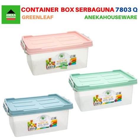 Jual Container Box 5 5 Liter 7803 Green Leaf Shopee Indonesia