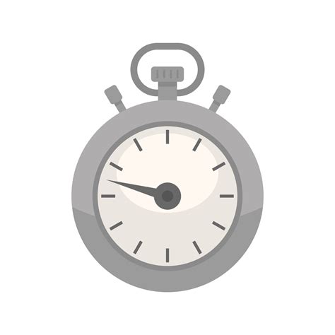 Countdown Timer Icon Flat Vector Stopwatch Clock 17336826 Vector Art