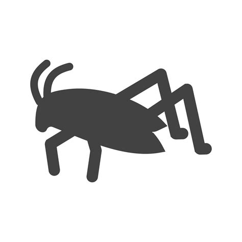 Grasshopper Glyph Black Icon 8307671 Vector Art At Vecteezy