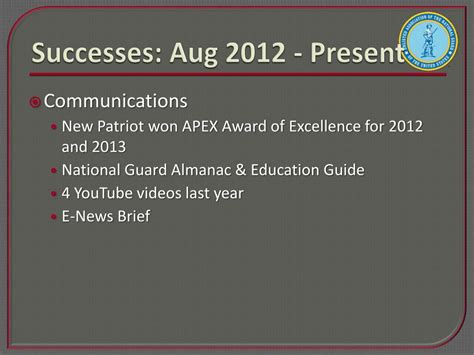 Ppt Enlisted Association Of The National Guard Of The Us Powerpoint