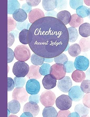 Checking Account Ledger Notebook With Columns For Date Description
