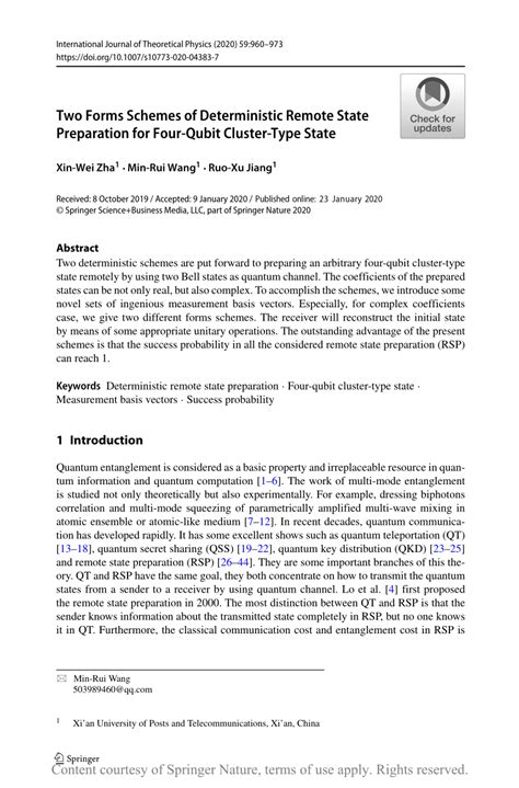 Two Forms Schemes Of Deterministic Remote State Preparation For Four Qubit Cluster Type State