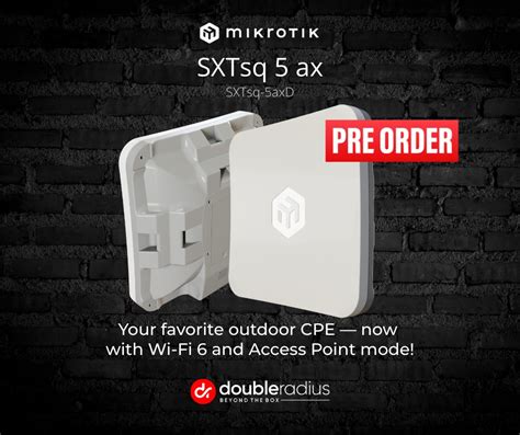 Doubleradius Meet The New Mikrotik Sxtsq 5 Ax — A Wi Fi 6 Cpe