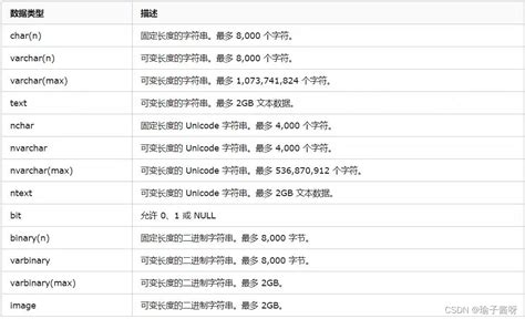 Sql Server学习笔记二——属性的数据类型sql Server有几条属性 Csdn博客