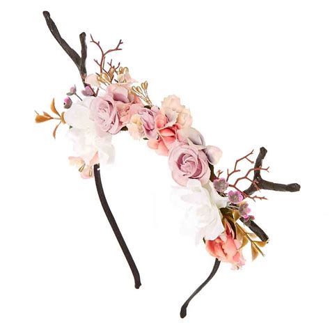 Deer Antler Flower Crown Headband Icing Us