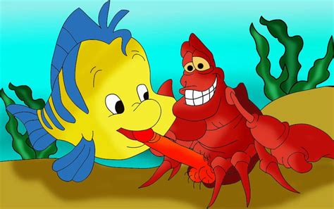 Rule 34 Anthro Crab Disney Fish Flounder Furry Gay Interspecies Male