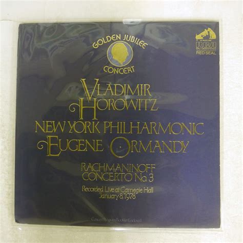 米 Horowitz ホロヴィッツ ラフマニノフ ピアノ協奏曲第3番 Golden Jubilee Concert Rca Crl1 2633
