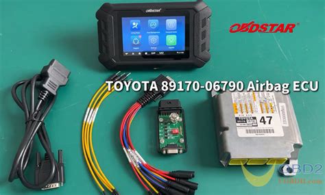 Obdstar P50 Reset Airbag On Toyota 89170 06790 By Bench Uobdii Official Blog
