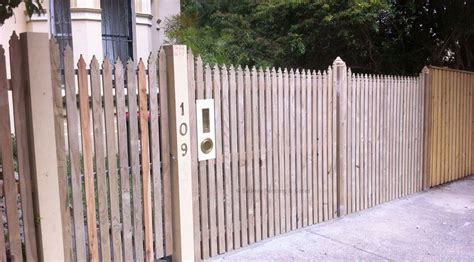 Treated Pine Picket Fences SFG Sydney Fencing Gates