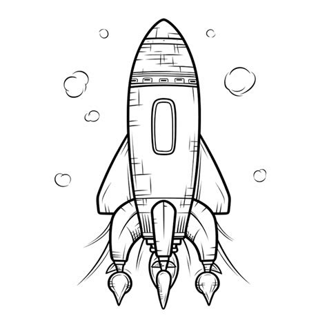 흰색 배경 개요 스케치에 로켓 색칠 그리기 벡터 실제 로켓 드로잉 실제 로켓 개요 실제 로켓 스케치 Png 일러스트 및 벡터 에 대한 무료 다운로드 Pngtree