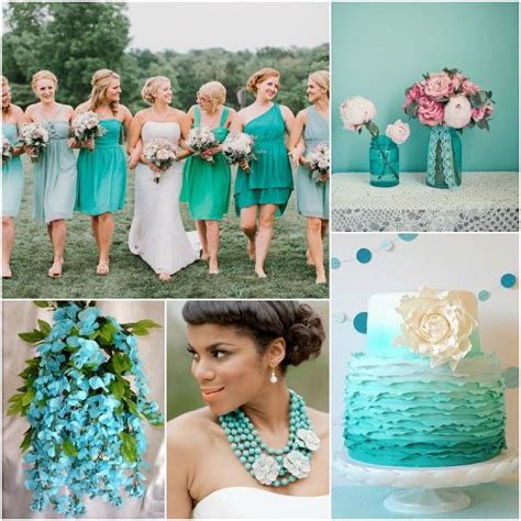 2014 Wedding Colour Trends Свадьба в бирюзовом цвете Свадьба в