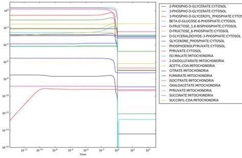 Concentrations As A Function Of Time In Maximum Entropy Optimization