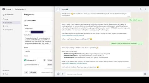 Integrate Custom Openai Gpt With Whatsapp Instagram Messenger By Leo
