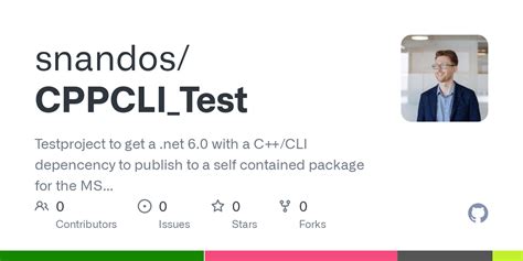 Github Snandoscppclitest Testproject To Get A Net 60 With A Ccli Depencency To Publish