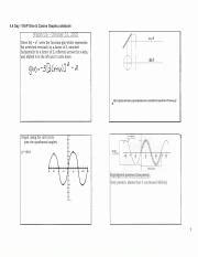 Understanding Sine And Cosine Graphs In Trigonometry Course Hero