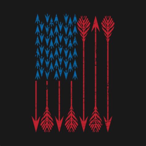 Archery Usa American Flag Arrows Shirt Archery T Shirt Teepublic