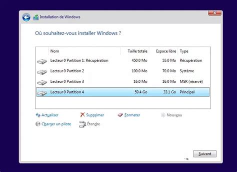 Sur Quelle Partition Installer Windows 10