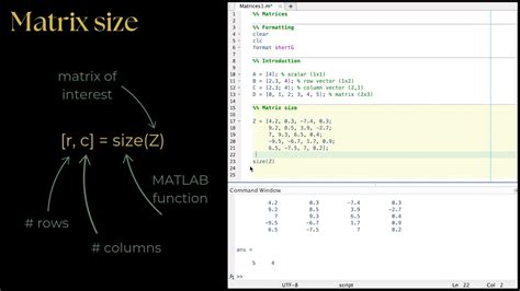 Matlab Matrices For Beginners Youtube