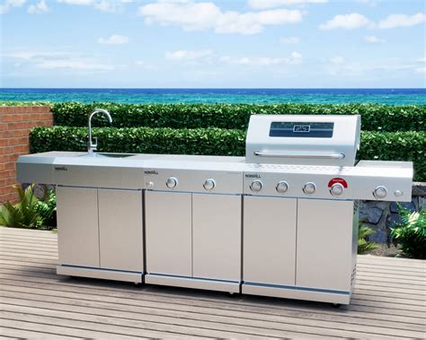 Buy Nexgrill Cucina Bbq Island Inc 4 Burner Bbq Sink And Range At